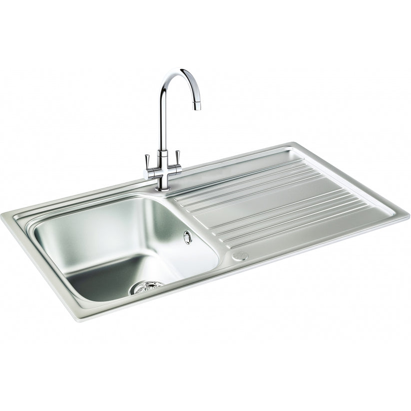 Carron Phoenix RAPID 90 REV Inset Kitchen Sink 860x500mm – TJM DIRECT