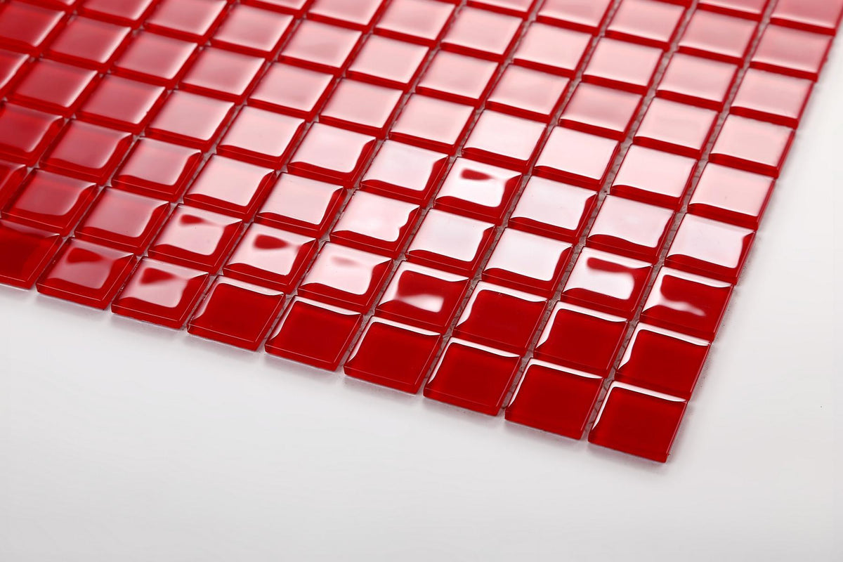 Red Glass Mosaic Tiles (MT0022) – TJM DIRECT