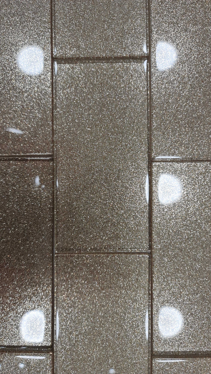 Subway Tile glass Rose Gold Glitter 75mm x 150mm (MT0200) – TJM DIRECT